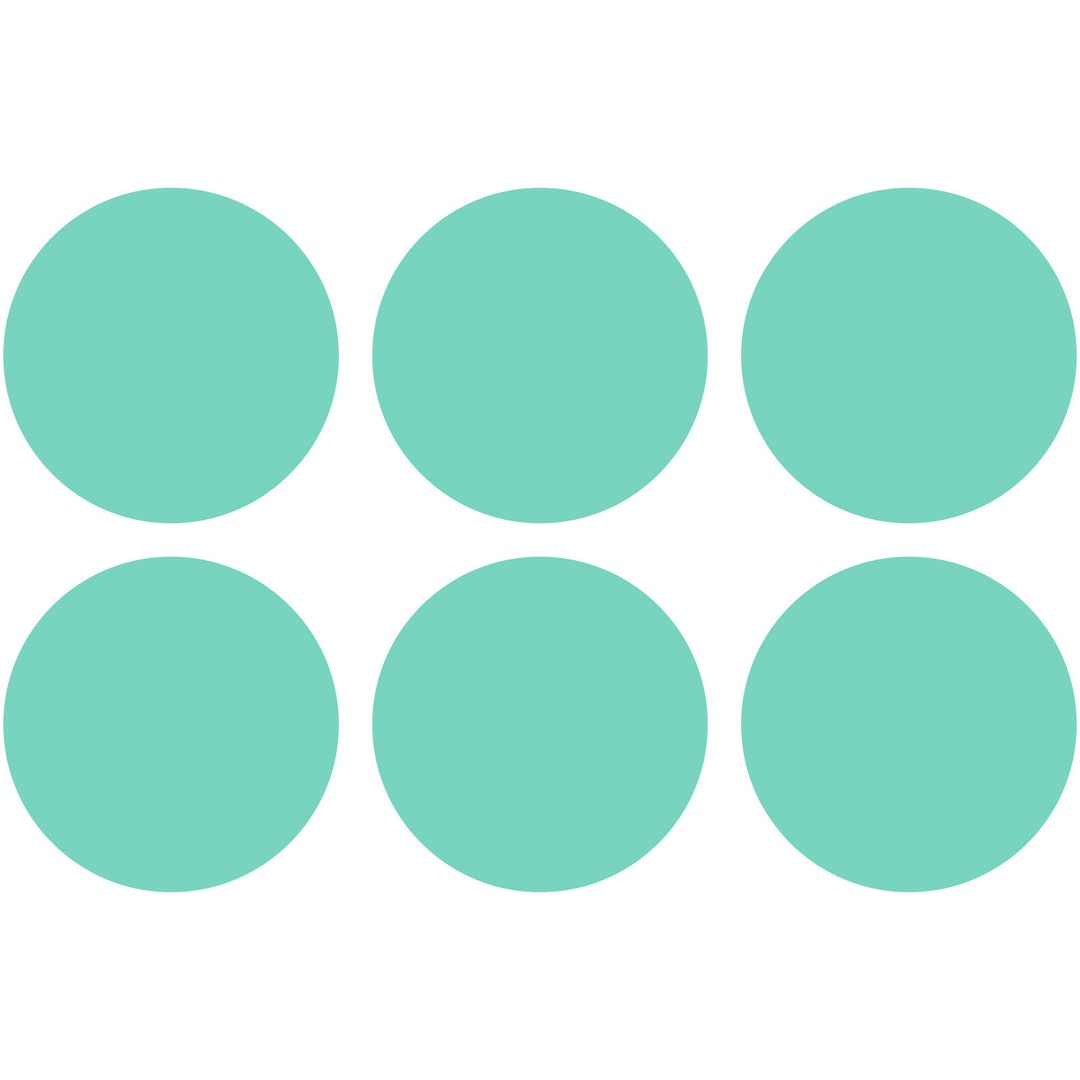 Circle Circles Pack Set Vinyl Decal Car Window Bumper Sticker Polka ...