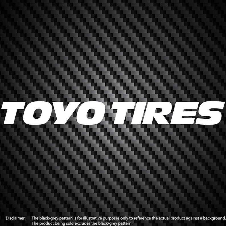 Toyo Tires Logo Vinyl Decal Car Window Bumper Sticker Truck - Etsy
