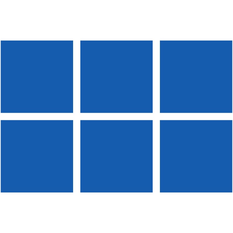 Square Squares Pack Set Vinyl Decal Car Window Bumper Sticker Shapes ...