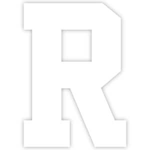 Varsity Letter R Decal Sticker Vinyl Window Laptop College Athletic ...