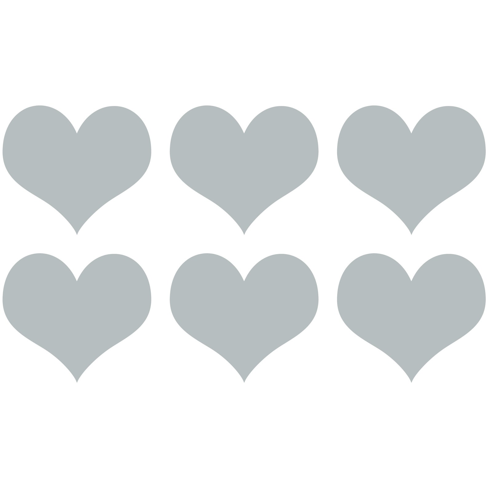 Heart Shape Pack Set Vinyl Decal Car Window Bumper Sticker Twinkle ...