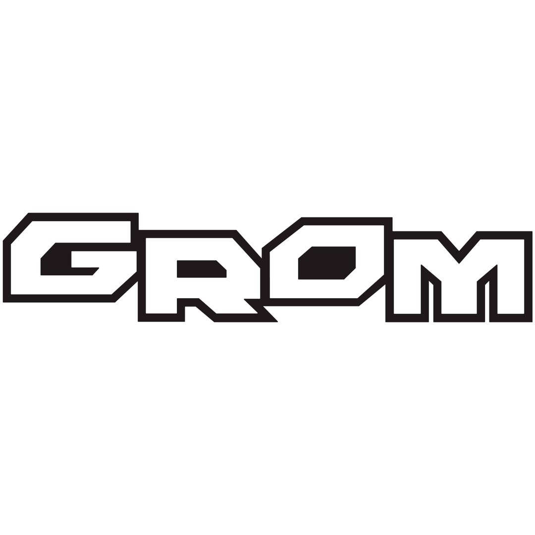 Grom Logo Vinyl Decal Car Window Bumper Sticker Select Color/size - Etsy