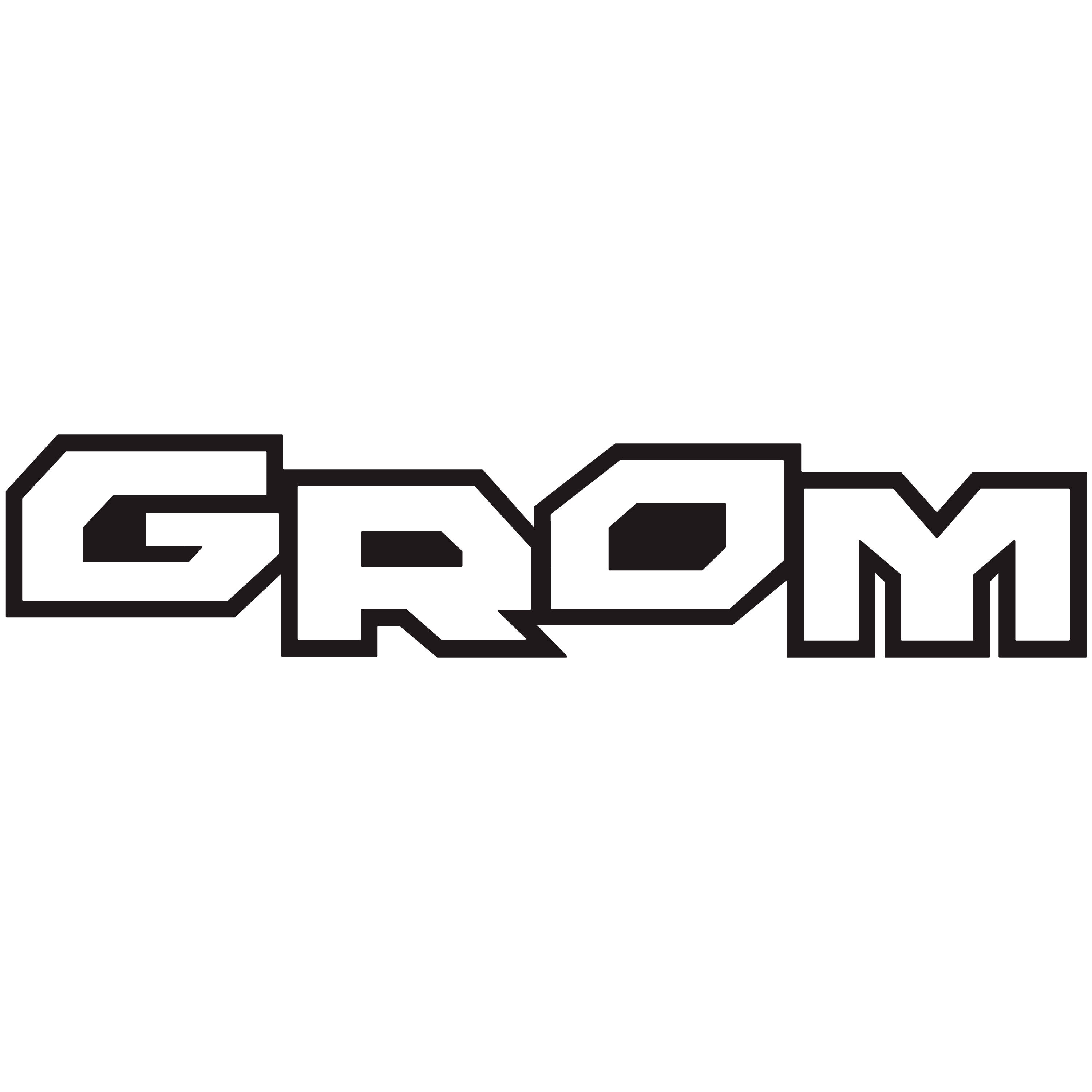 Grom Logo Vinyl Decal Car Window Bumper Sticker Select - Etsy 日本