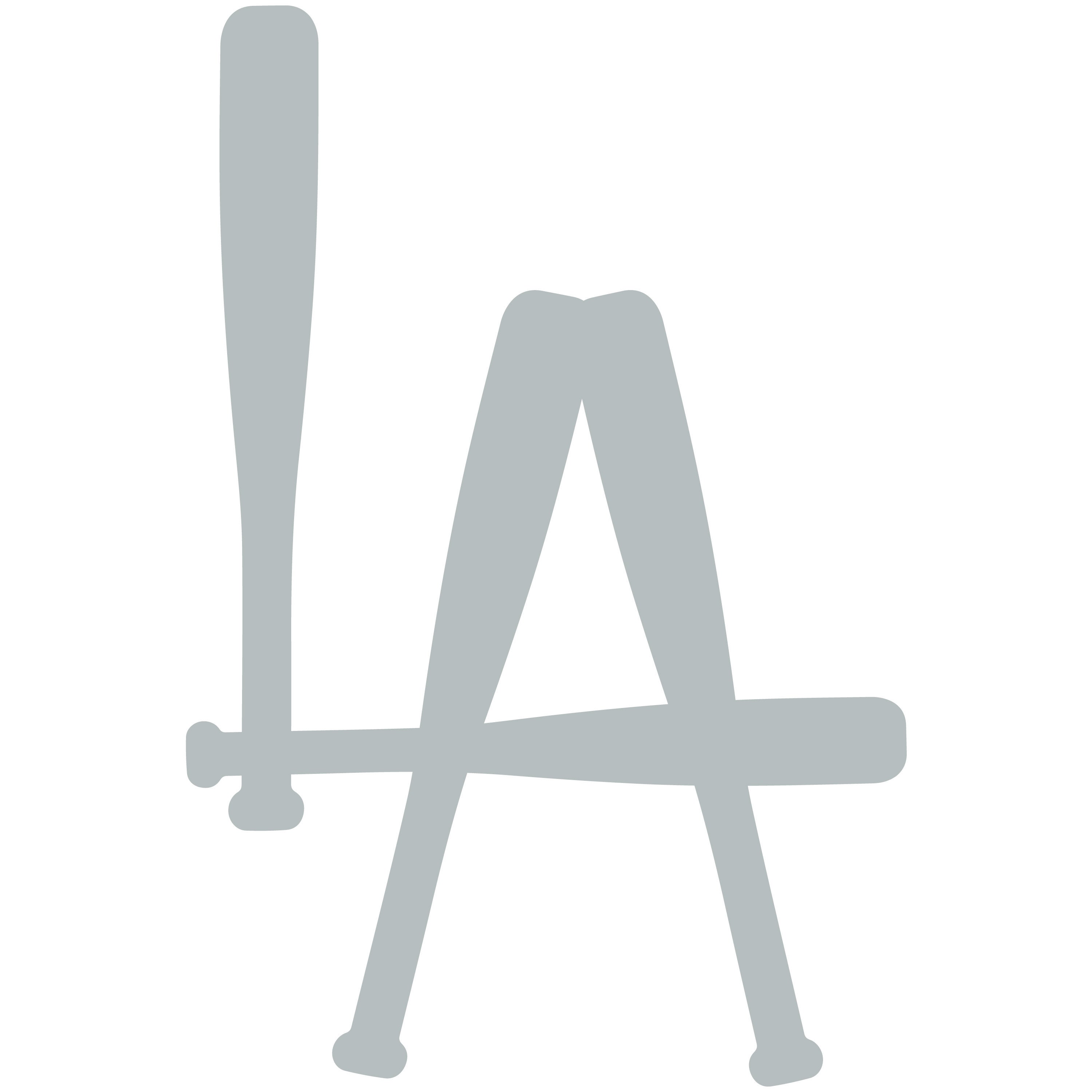 Baseball Bat LA Logo Sticker Decal Car Truck Window Laptop Die Cut ...
