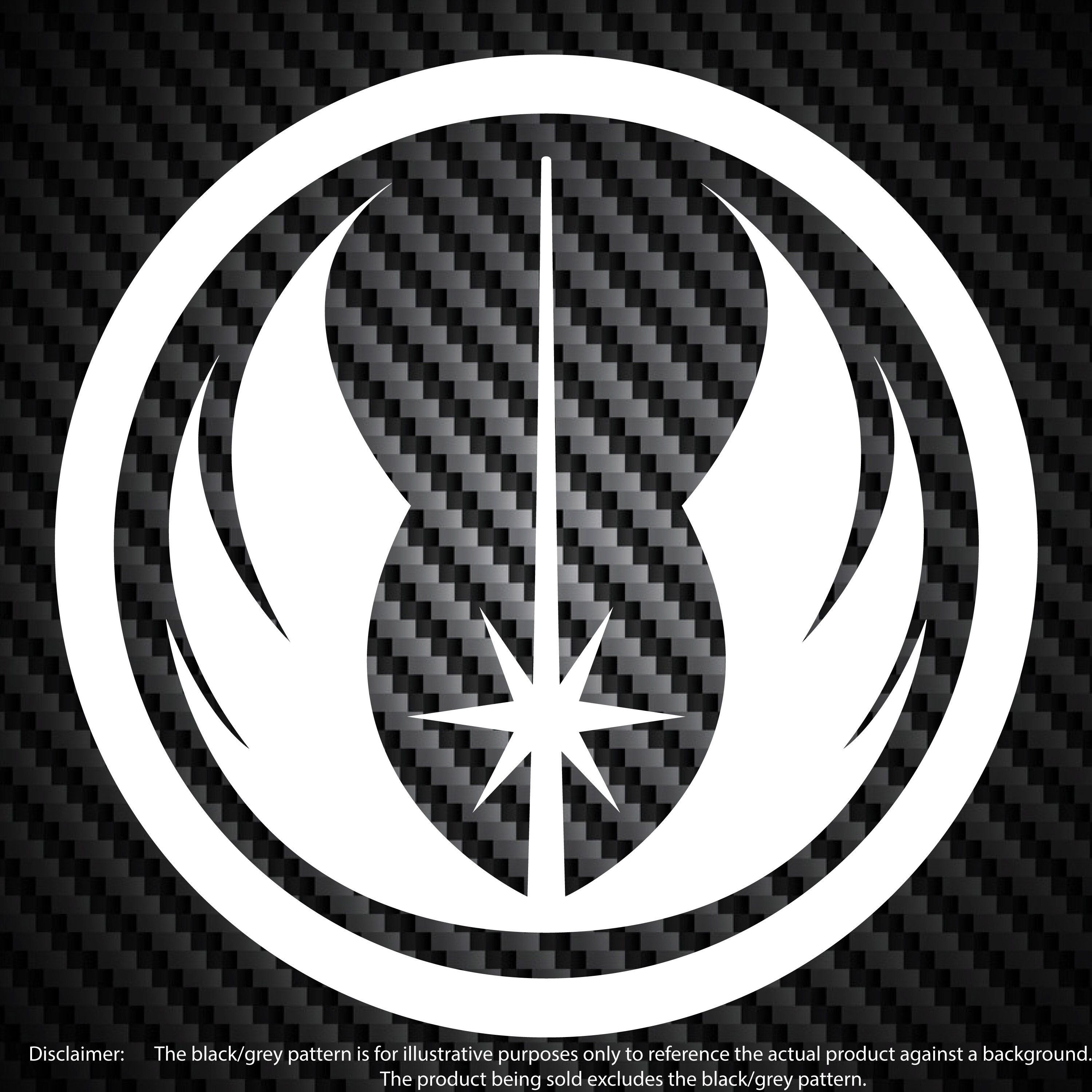 Jedi Symbol Black And White Star Wars Jedi Logo Stock Photos, Royalty