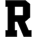 Varsity Letter R Decal Sticker Vinyl Window Laptop College Athletic ...