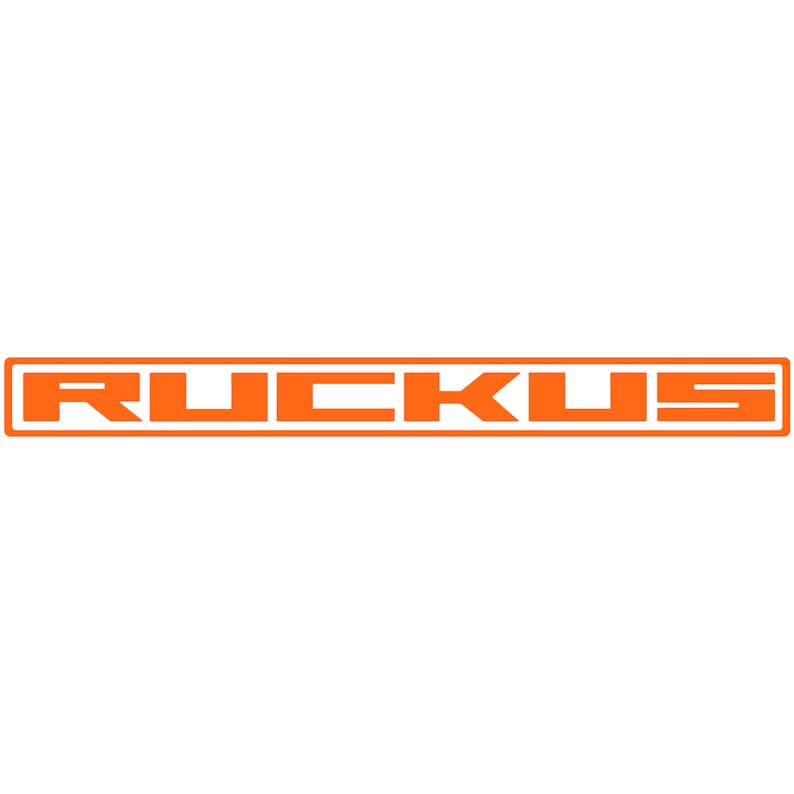 Ruckus Logo Vinyl Decal Car Window Bumper Sticker 2x Select | Etsy