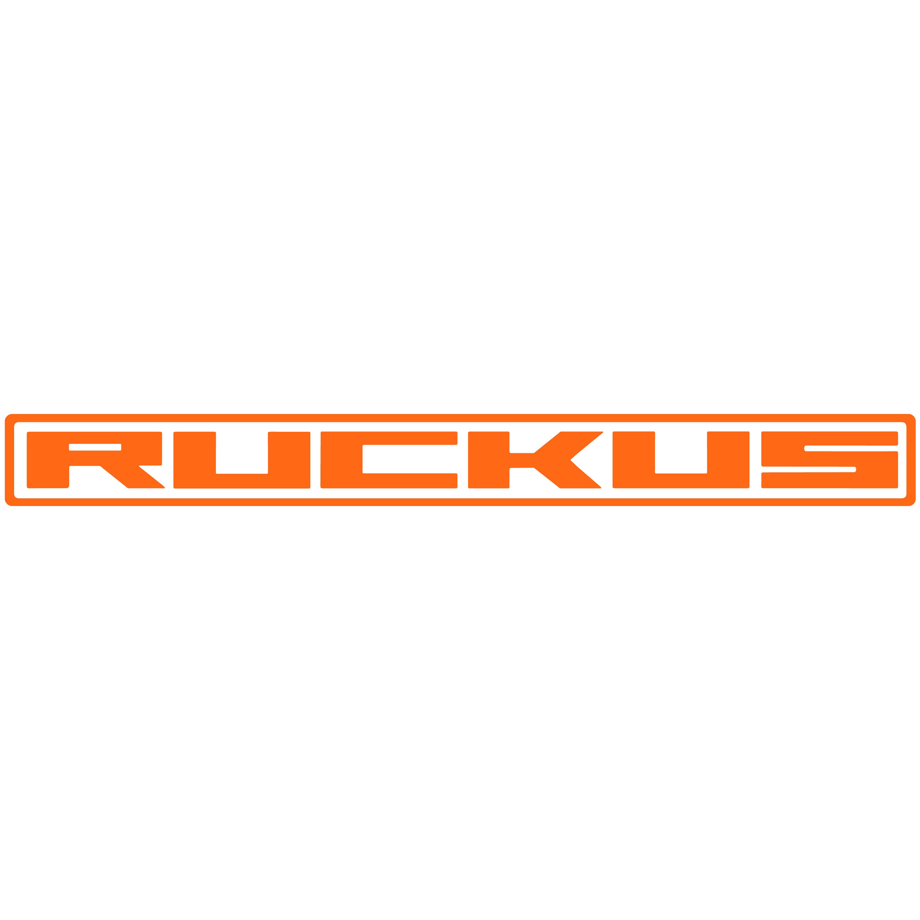 Ruckus Logo Vinyl Decal Car Window Bumper Sticker (2x) Select Color ...