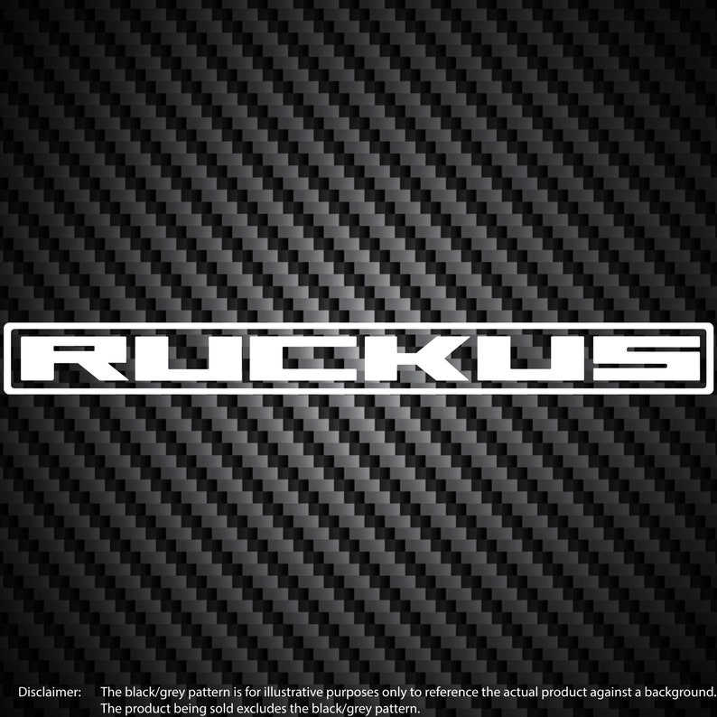 Ruckus Logo Vinyl Decal Car Window Bumper Sticker 2x Select | Etsy