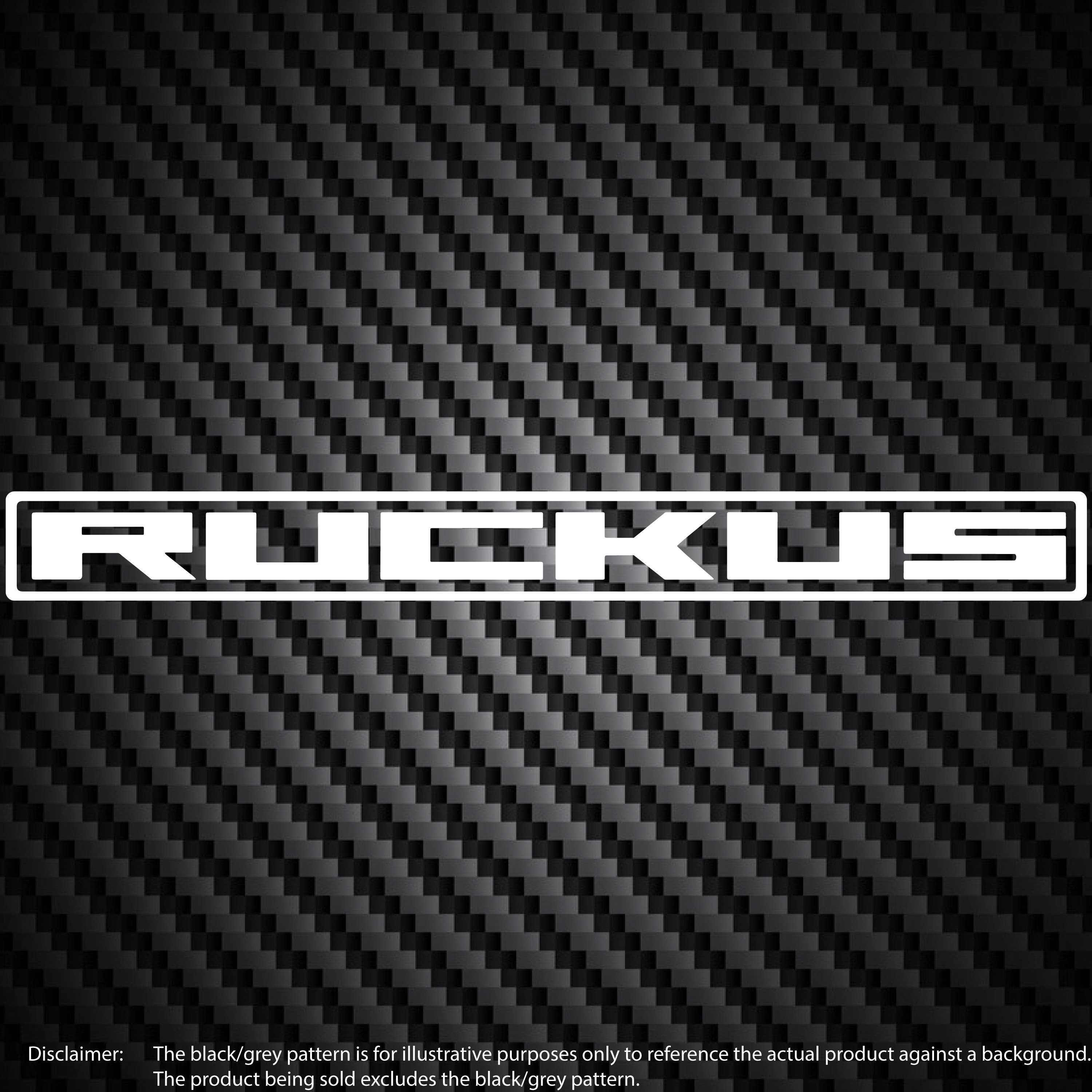 Ruckus Logo Vinyl Decal Car Window Bumper Sticker 2x Select | Etsy