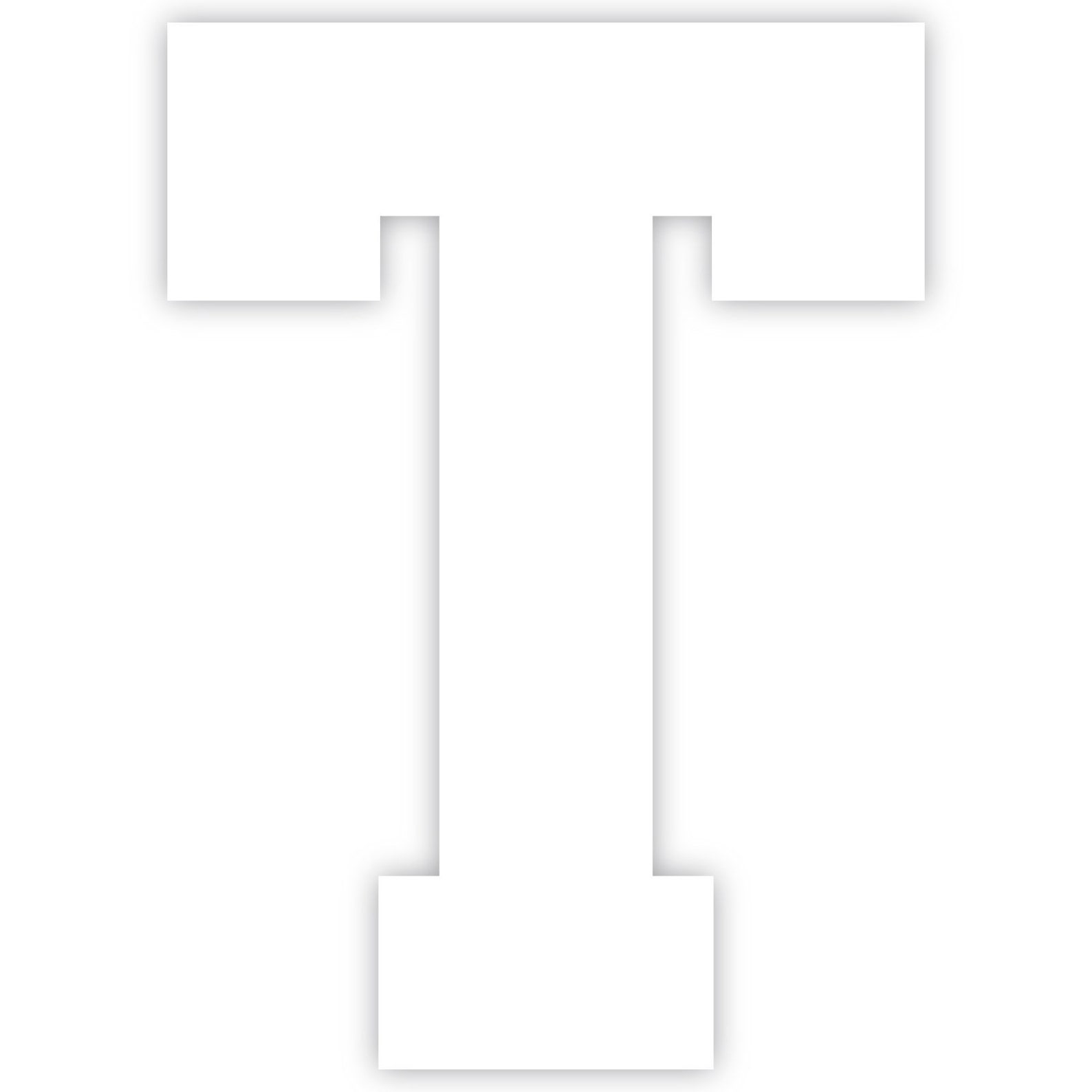 Varsity Letter T Decal Sticker Vinyl Window Laptop College - Etsy