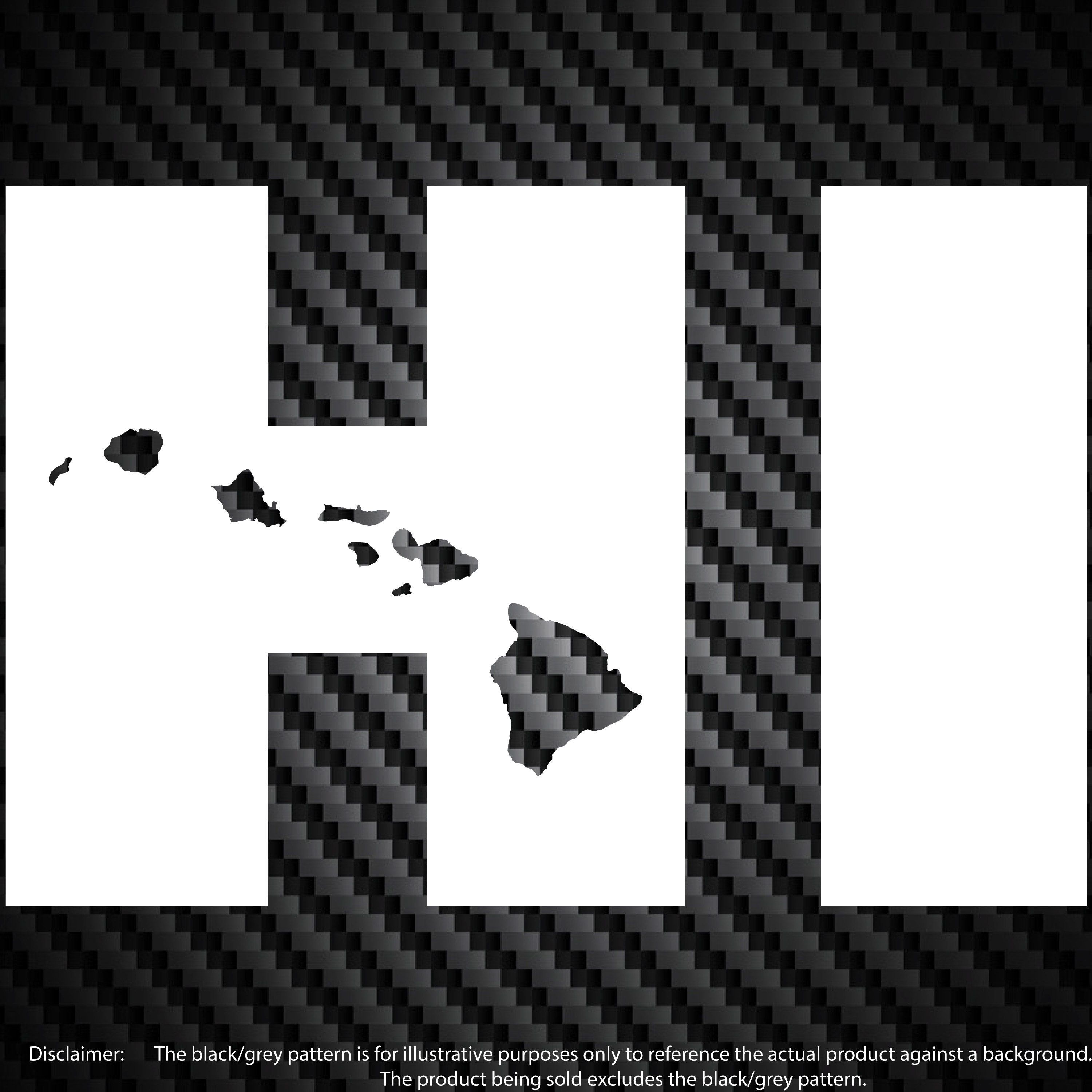Hawaiian Island Hi Vinyl Decal Sticker Car Window Bumper Etsy