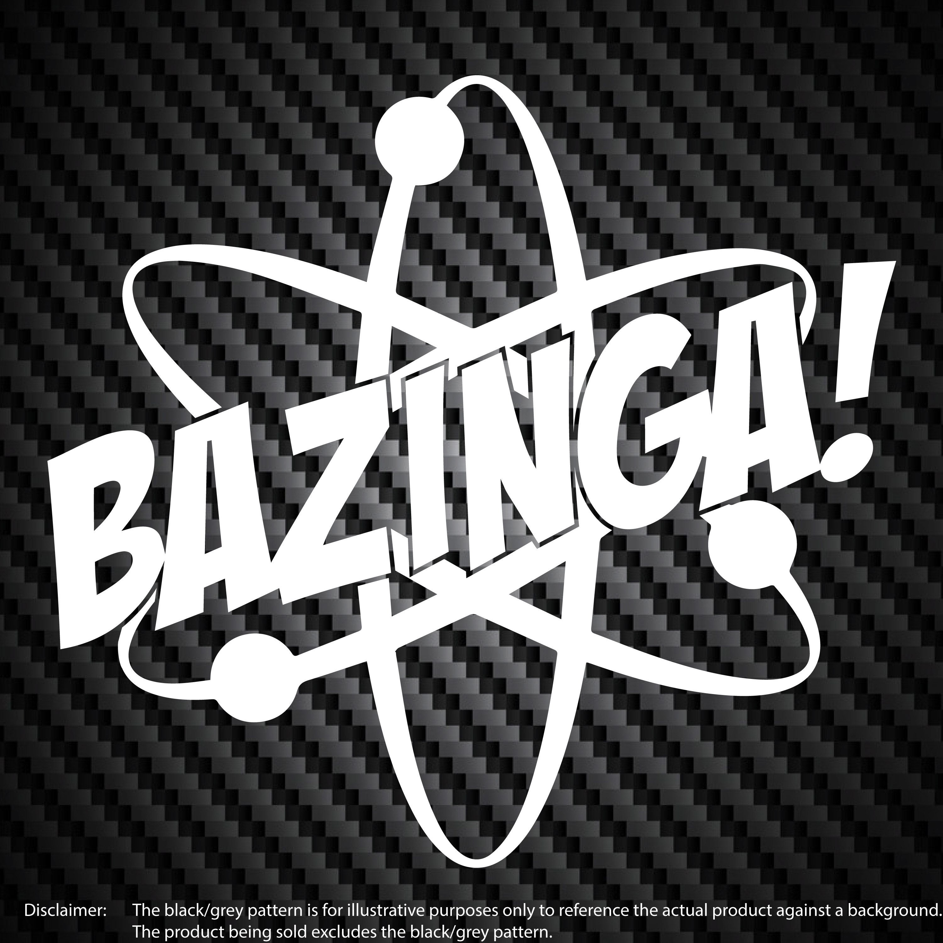Bazinga Atom Logo Decal Sticker Car Truck Window Laptop Bumper - Etsy
