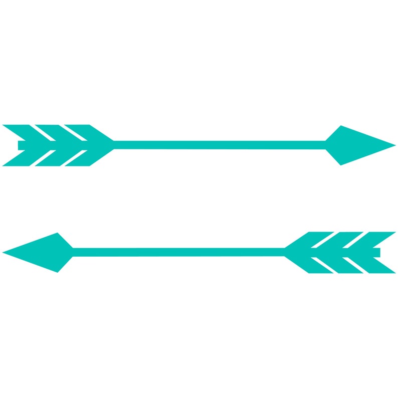 Feathered Arrows Vinyl Decal Car Window Bumper Sticker Nursery - Etsy