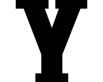 Varsity Letter W Decal Sticker Vinyl Window Laptop College | Etsy