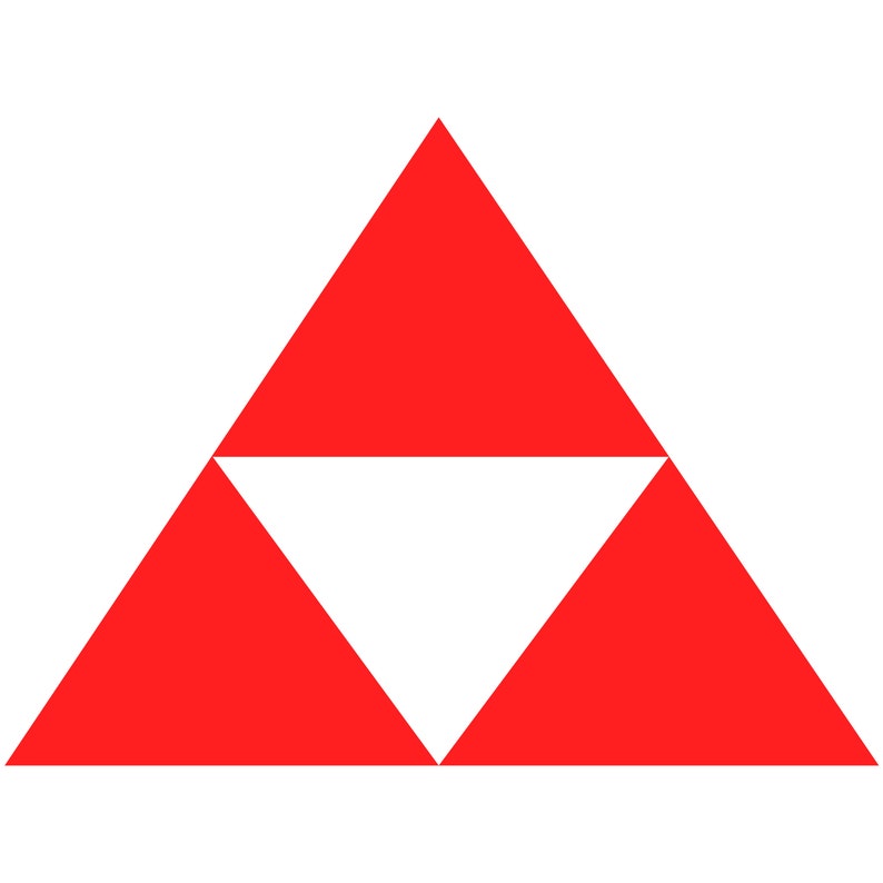 Legend of Zelda Triforce Vinyl Decal Car Window Bumper Sticker - Etsy
