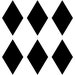Diamond Diamonds Pack Set Vinyl Decal Car Window Bumper Sticker Shapes ...