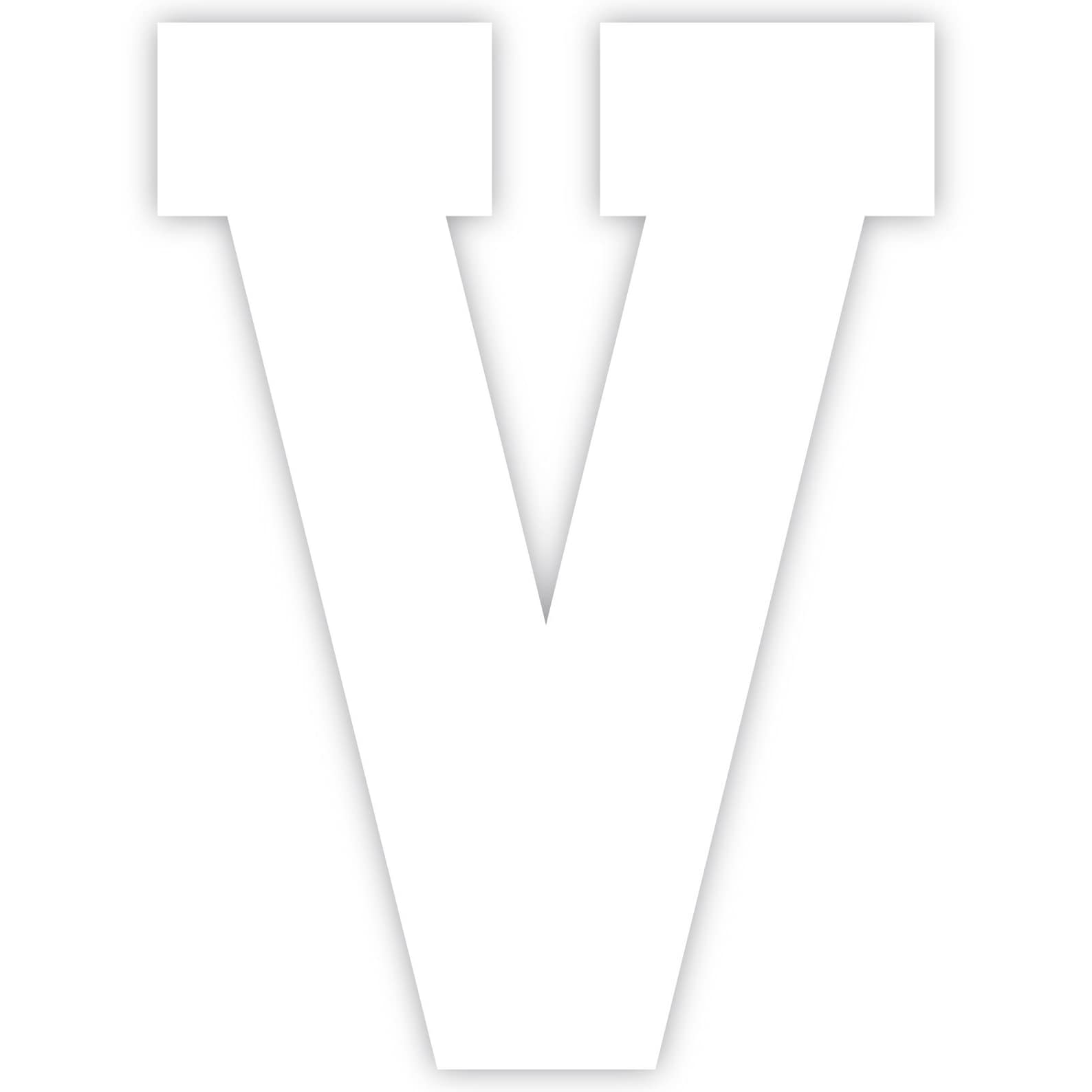 Varsity Letter V Decal Sticker Vinyl Window Laptop College - Etsy