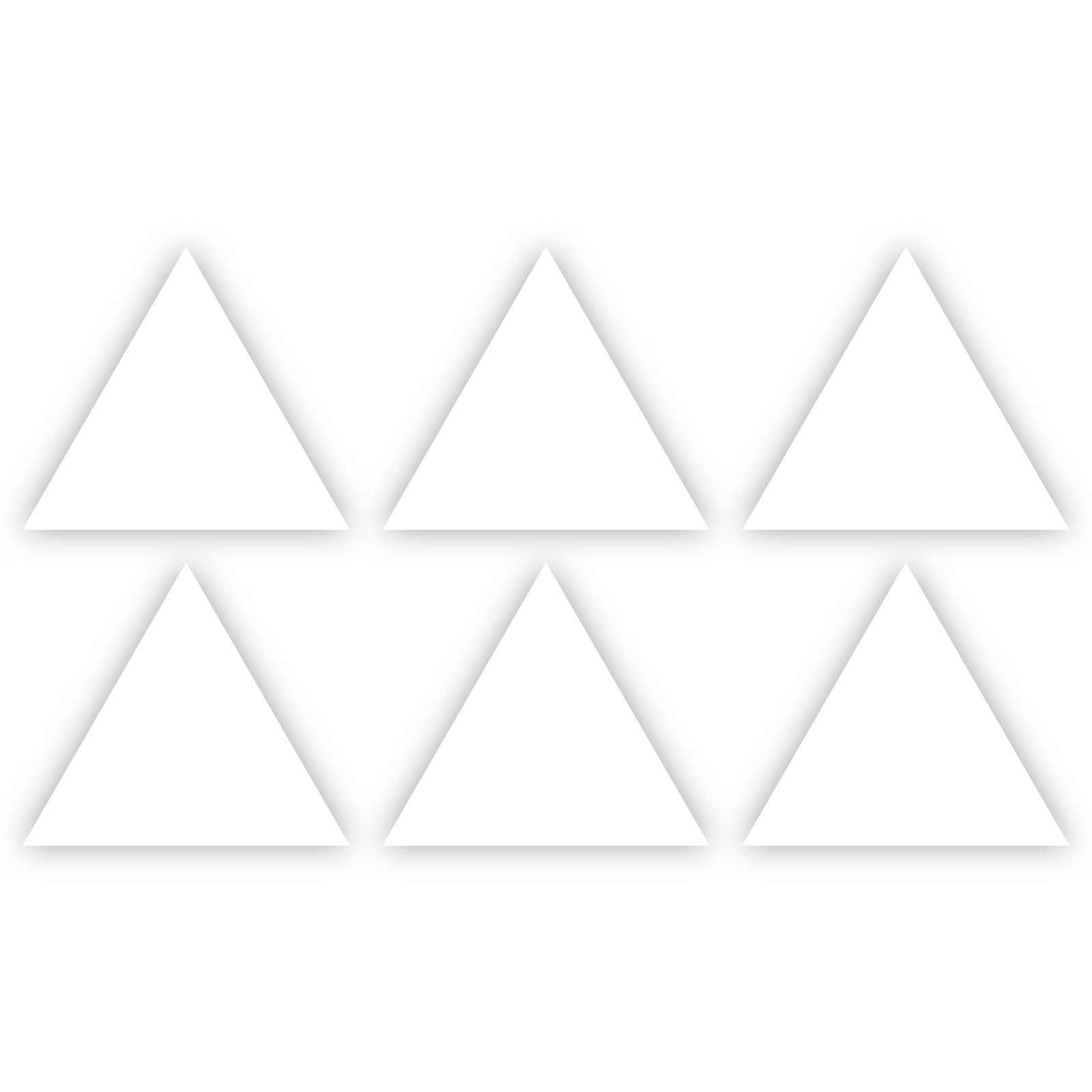 Triangle Triangles Pack Set Vinyl Decal Car Window Bumper Sticker ...