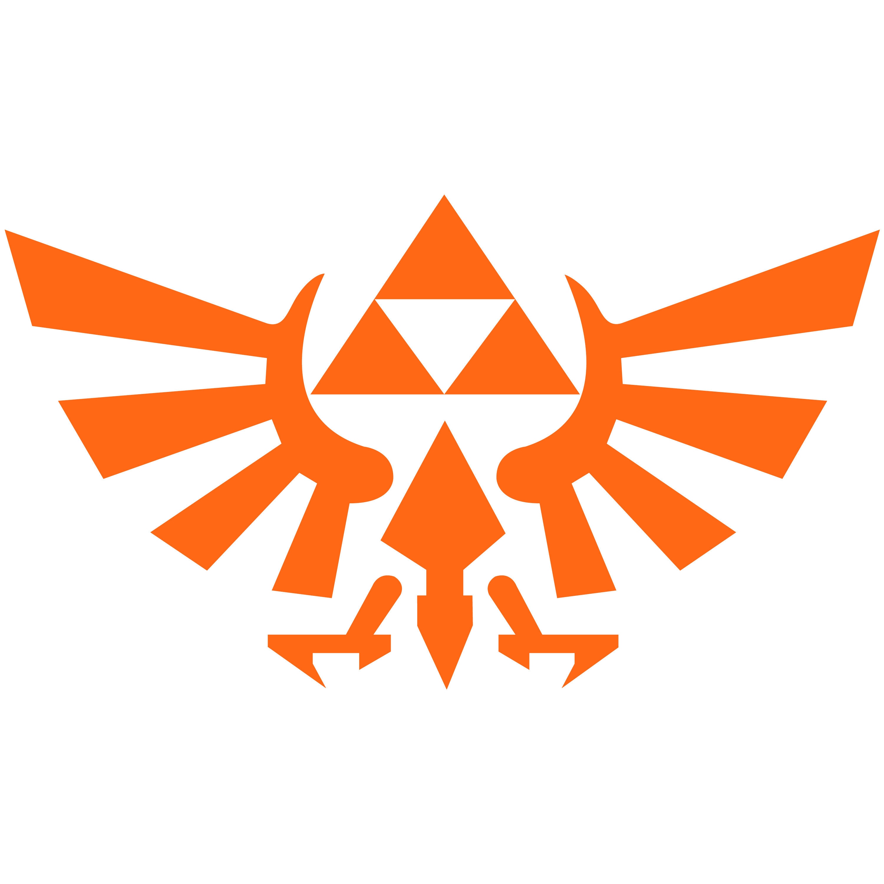 Legend of Zelda Hyrule Crest Triforce Vinyl Decal Car Window - Etsy