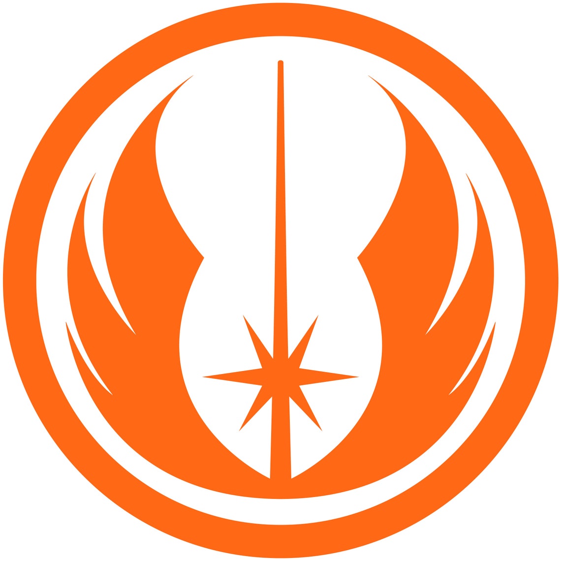 Star Wars Jedi Logo Vinyl Decal Car Window Bumper Sticker | Etsy