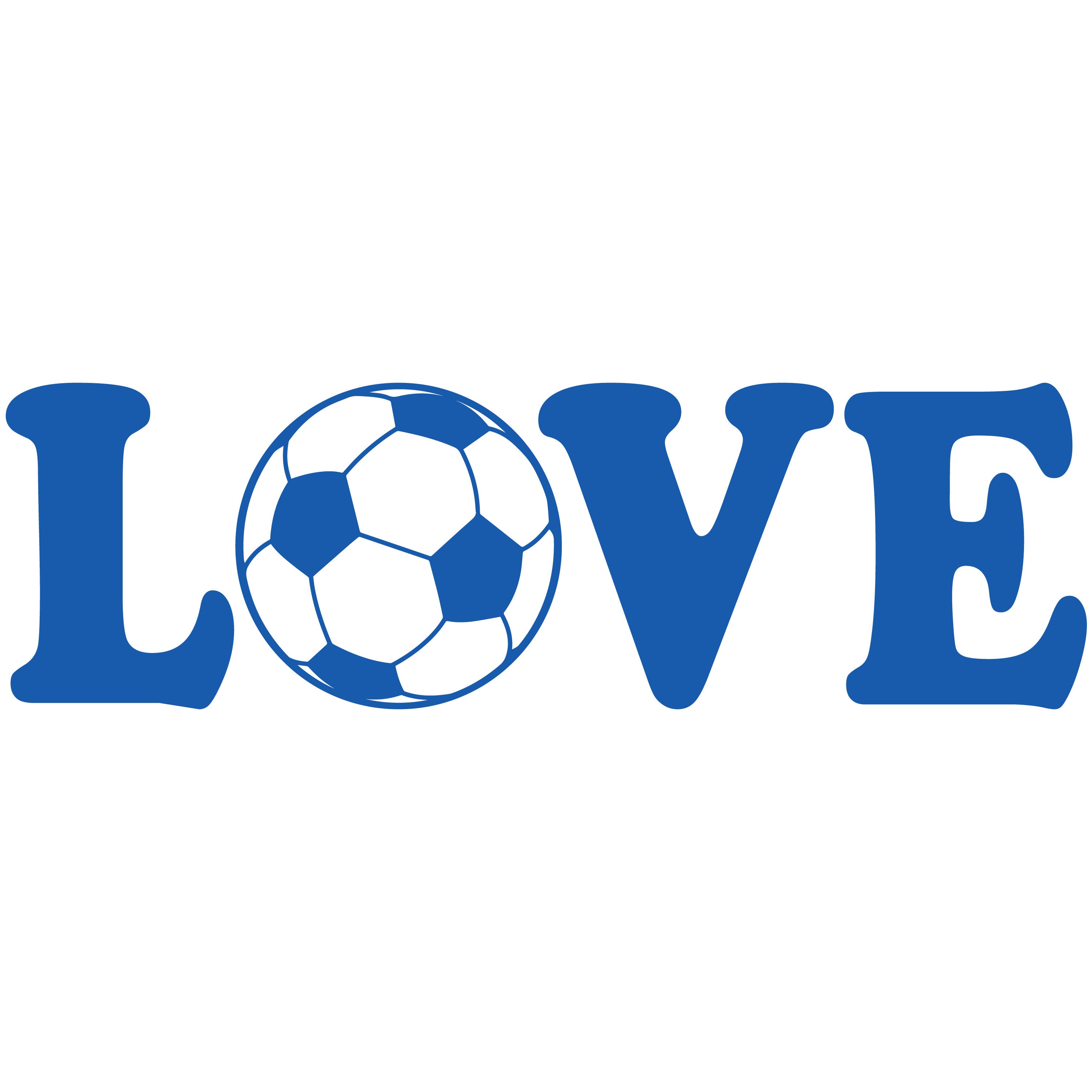 Love Soccer Vinyl Decal Car Window Bumper Sticker MLS Futbol I - Etsy