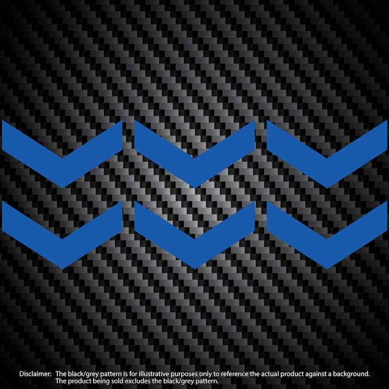 Chevron Chevrons Pack Set Vinyl Decal Car Window Bumper Sticker Shapes ...