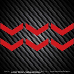Chevron Chevrons Pack Set Vinyl Decal Car Window Bumper Sticker Shapes ...