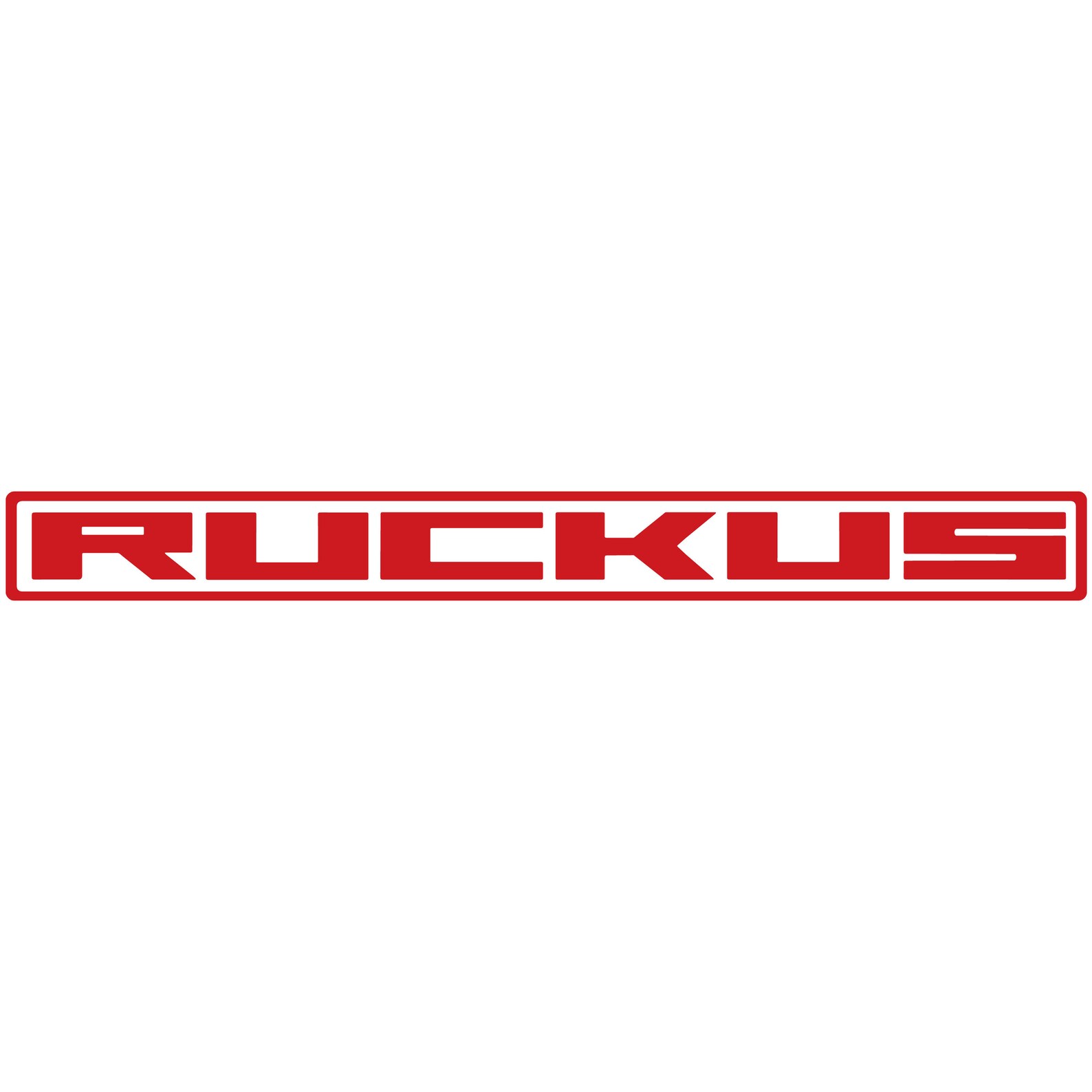 Ruckus Logo Vinyl Decal Car Window Bumper Sticker (2x) Select Color ...