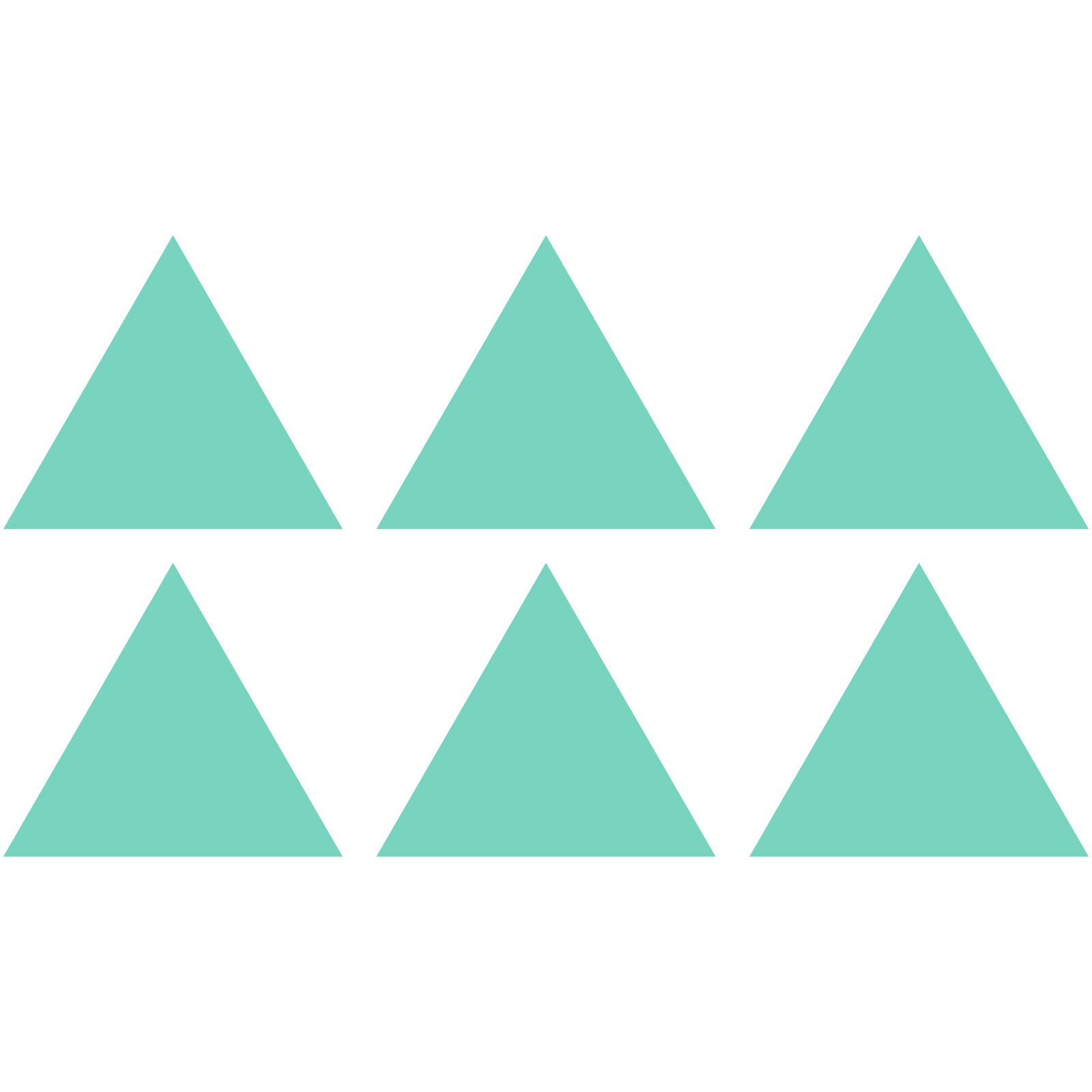 Triangle Triangles Pack Set Vinyl Decal Car Window Bumper Sticker ...