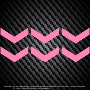 Chevron Chevrons Pack Set Vinyl Decal Car Window Bumper Sticker Shapes ...