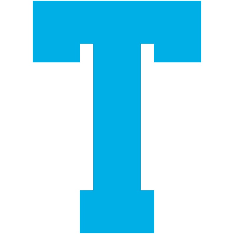 Varsity Letter T Decal Sticker Vinyl Window Laptop College | Etsy