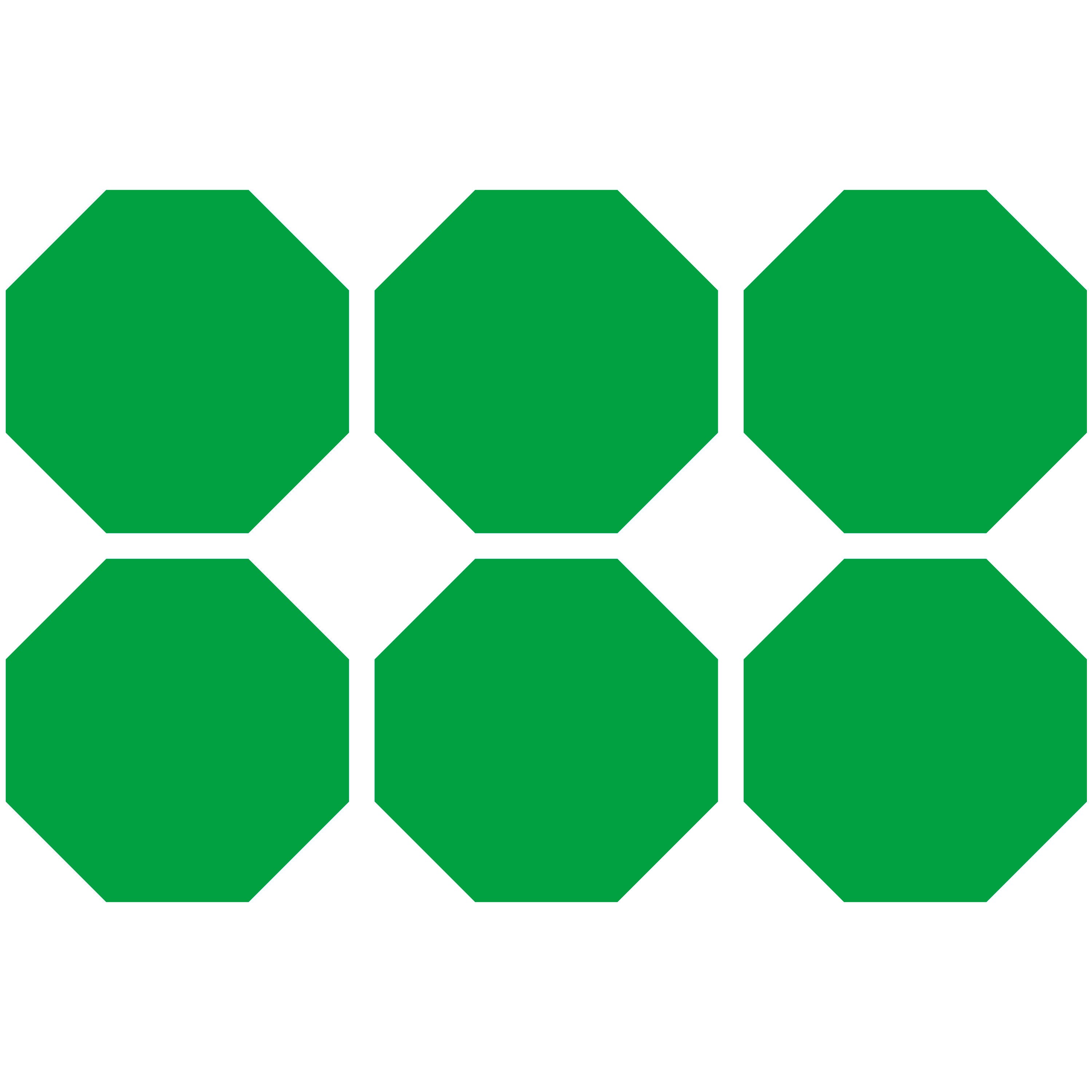 Octagon Octagons Pack Set Vinyl Decal Car Window Bumper - Etsy