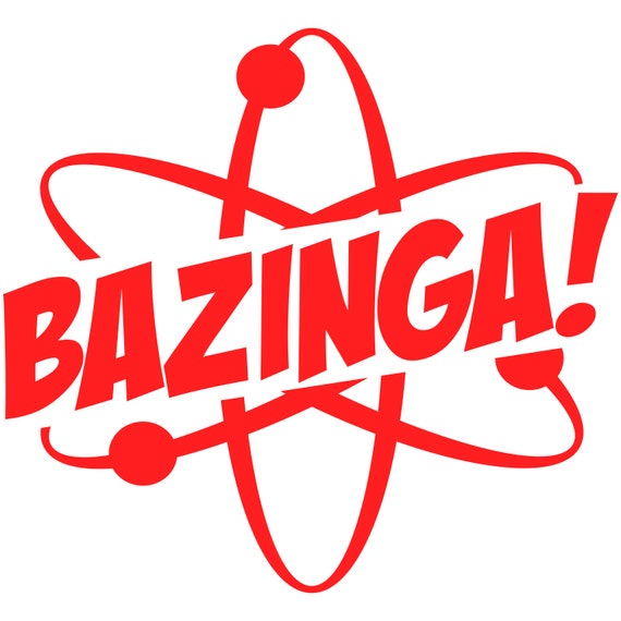 Bazinga Atom Logo Decal Sticker Car Truck Window Laptop Bumper | Etsy