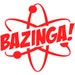 Bazinga Atom Logo Decal Sticker Car Truck Window Laptop Bumper Die Cut ...