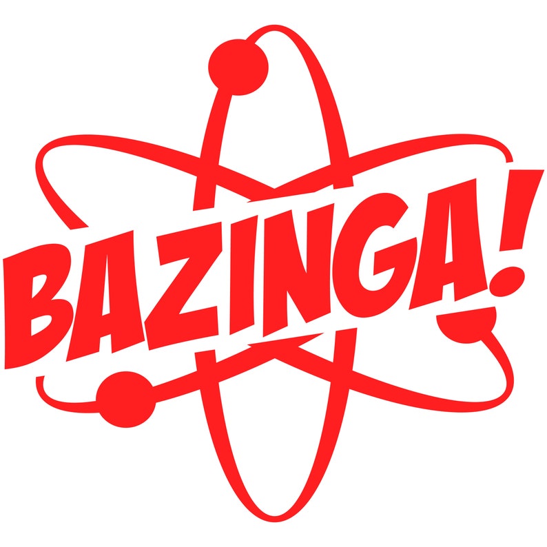Bazinga Atom Logo Decal Sticker Car Truck Window Laptop Bumper | Etsy
