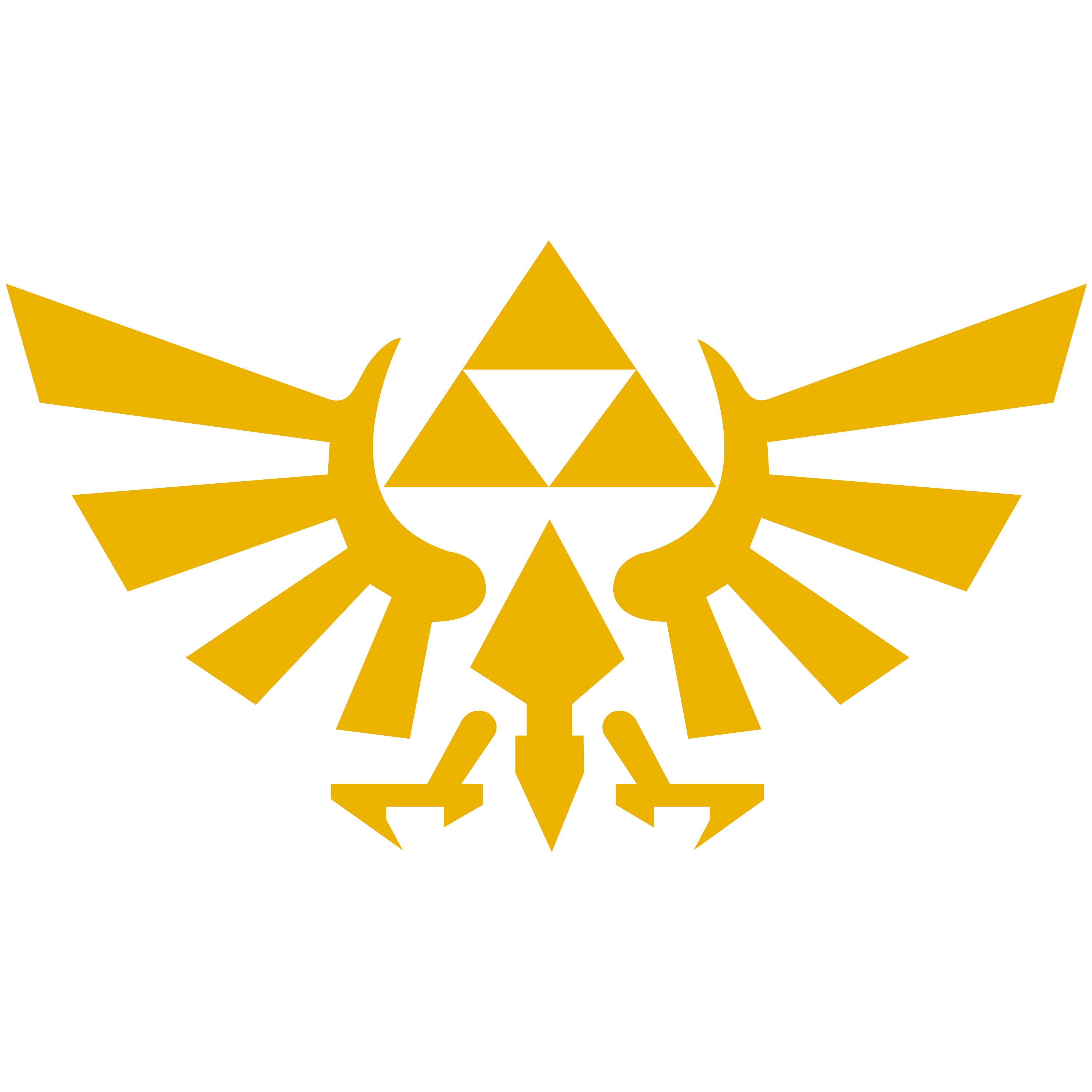 Legend of Zelda Hyrule Crest Triforce Vinyl Decal Car Window - Etsy