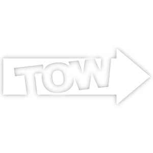 Tow Hook Arrow Right Vinyl Decal Car Window Bumper Sticker Euro JDM ...