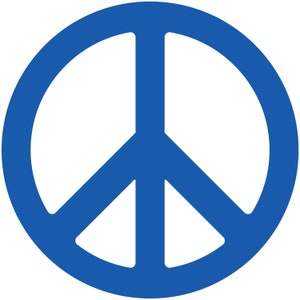 Peace Sign Vinyl Decal Car Window Bumper Sticker - Etsy