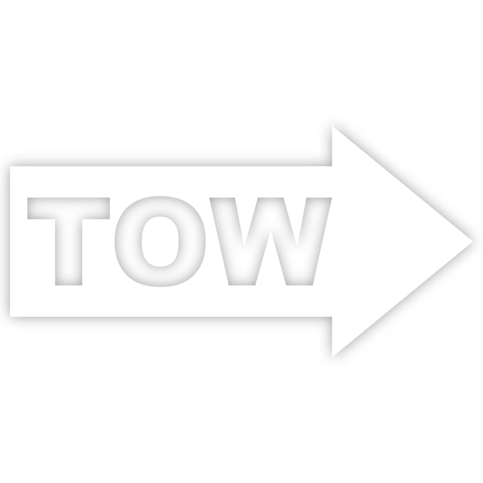 Tow Hook Arrow Right Vinyl Decal Car Window Bumper Sticker | Etsy