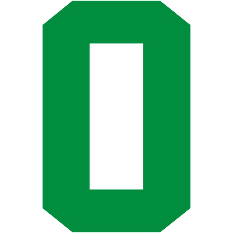 Varsity Letter O Decal Sticker Vinyl Window Laptop College Athletic ...
