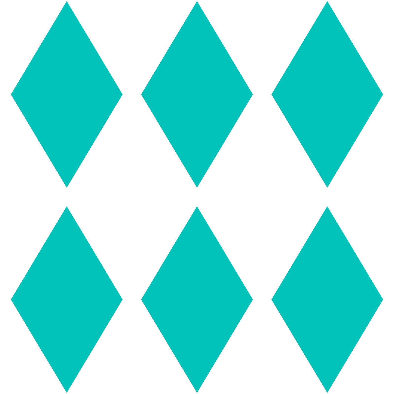 Diamond Diamonds Pack Set Vinyl Decal Car Window Bumper Sticker Shapes ...