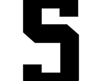 Varsity Number 2 Decal Sticker Vinyl Window Laptop College | Etsy