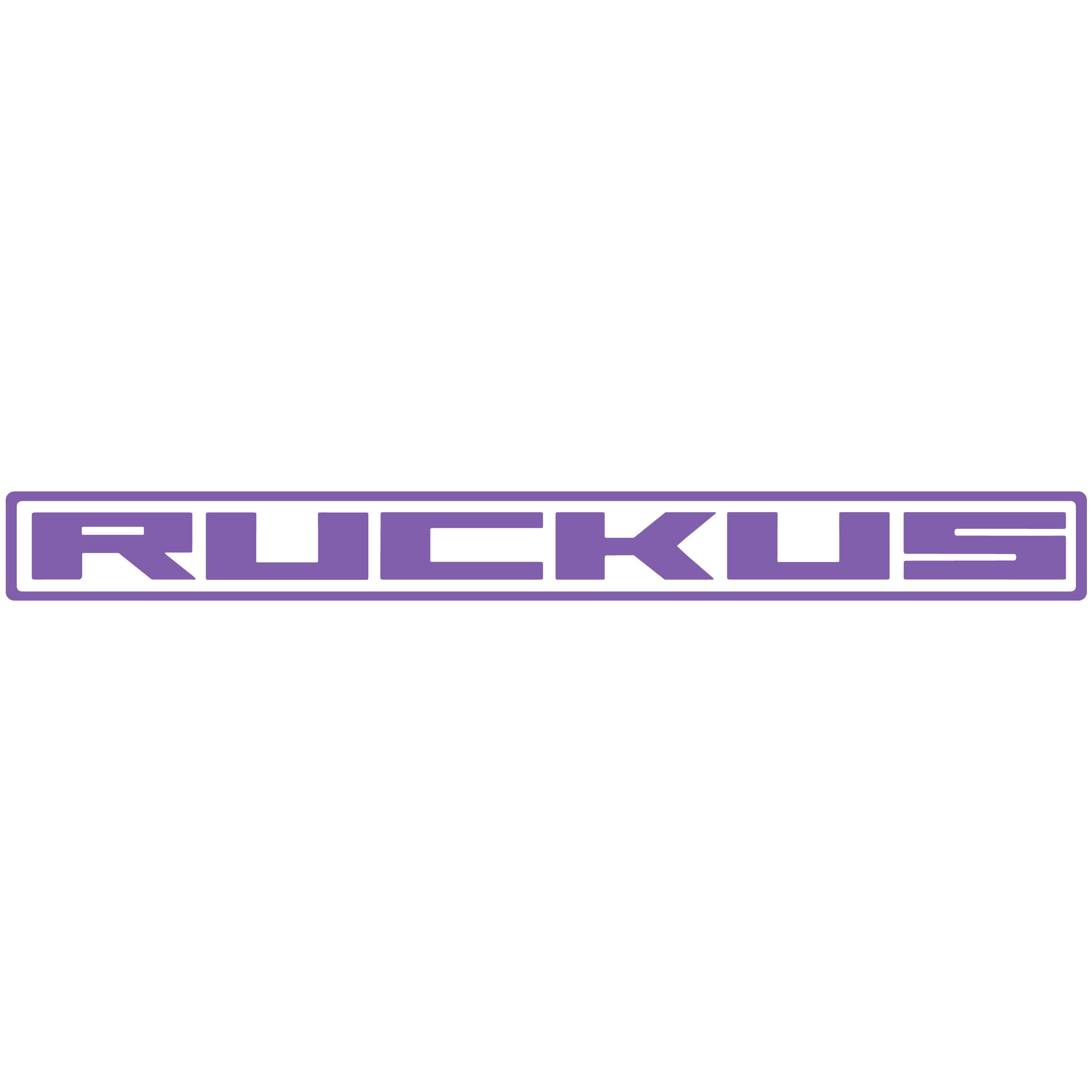 Ruckus Logo Vinyl Decal Car Window Bumper Sticker (2x) Select Color ...