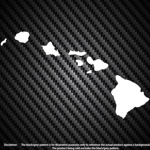 Hawaiian Islands Vinyl Decal Sticker Car Window Bumper Laptop Select ...