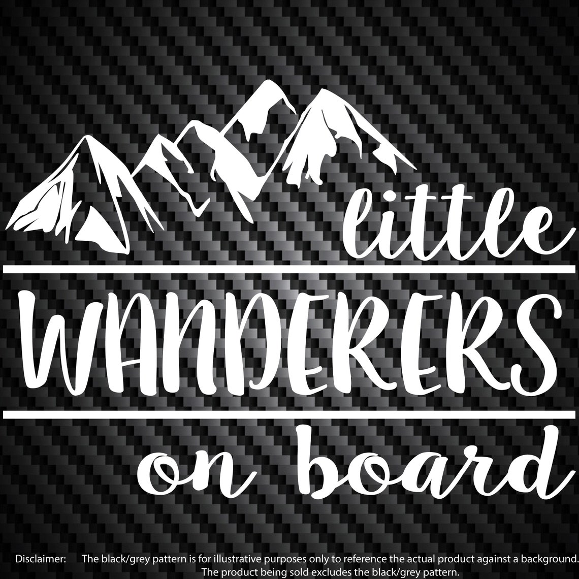 Little Wanderers on Board Logo Vinyl Decal Car Window Bumper - Etsy