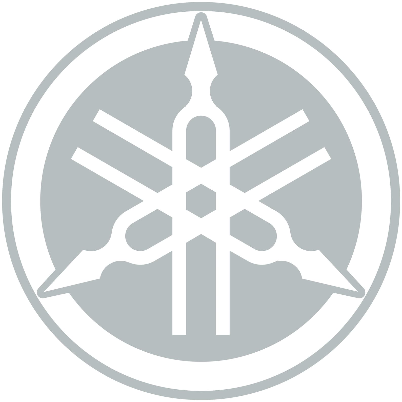 Yamaha Circle Logo Vinyl Decal Car Window Bumper Sticker Select Color ...