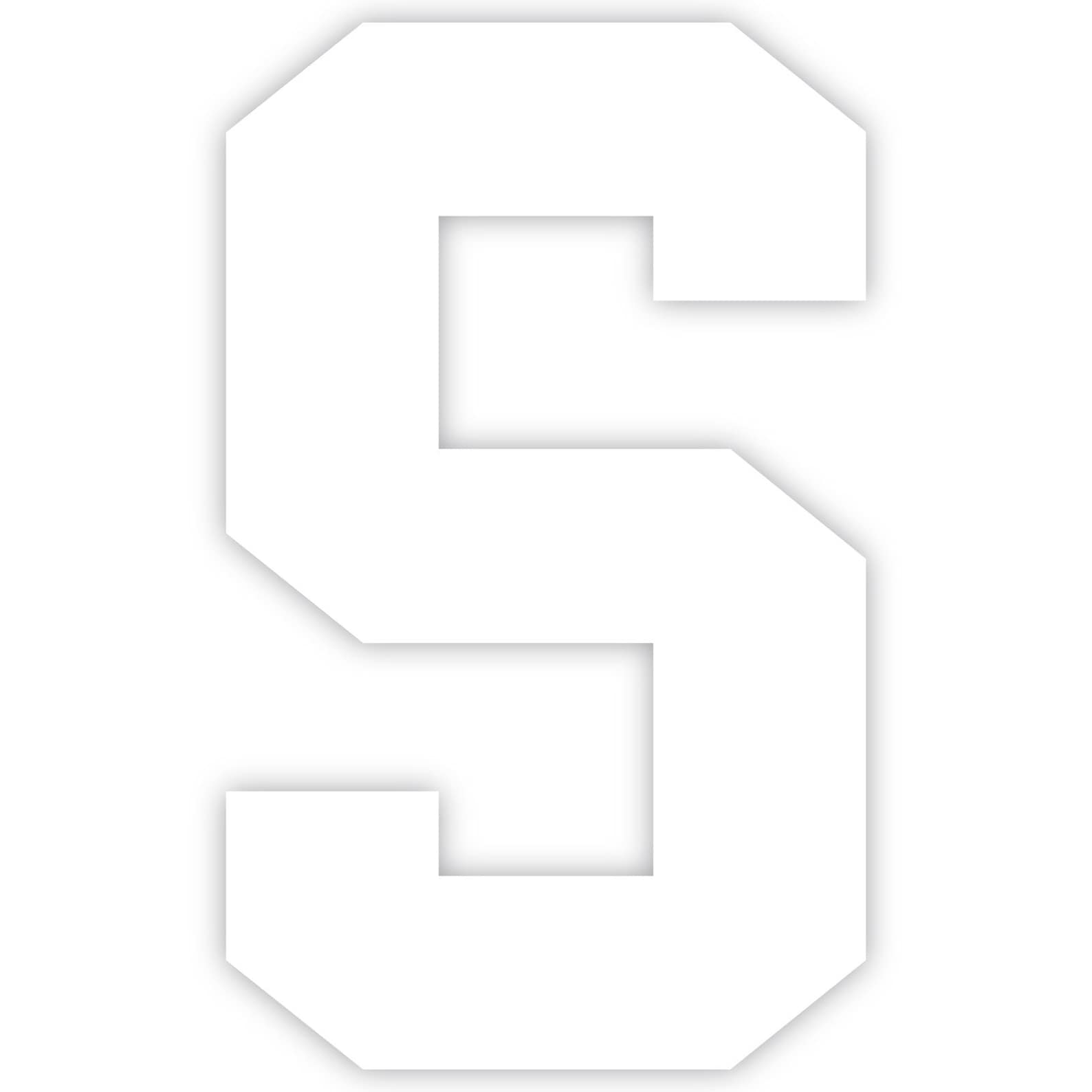 Varsity Letter S Decal Sticker Vinyl Window Laptop College - Etsy