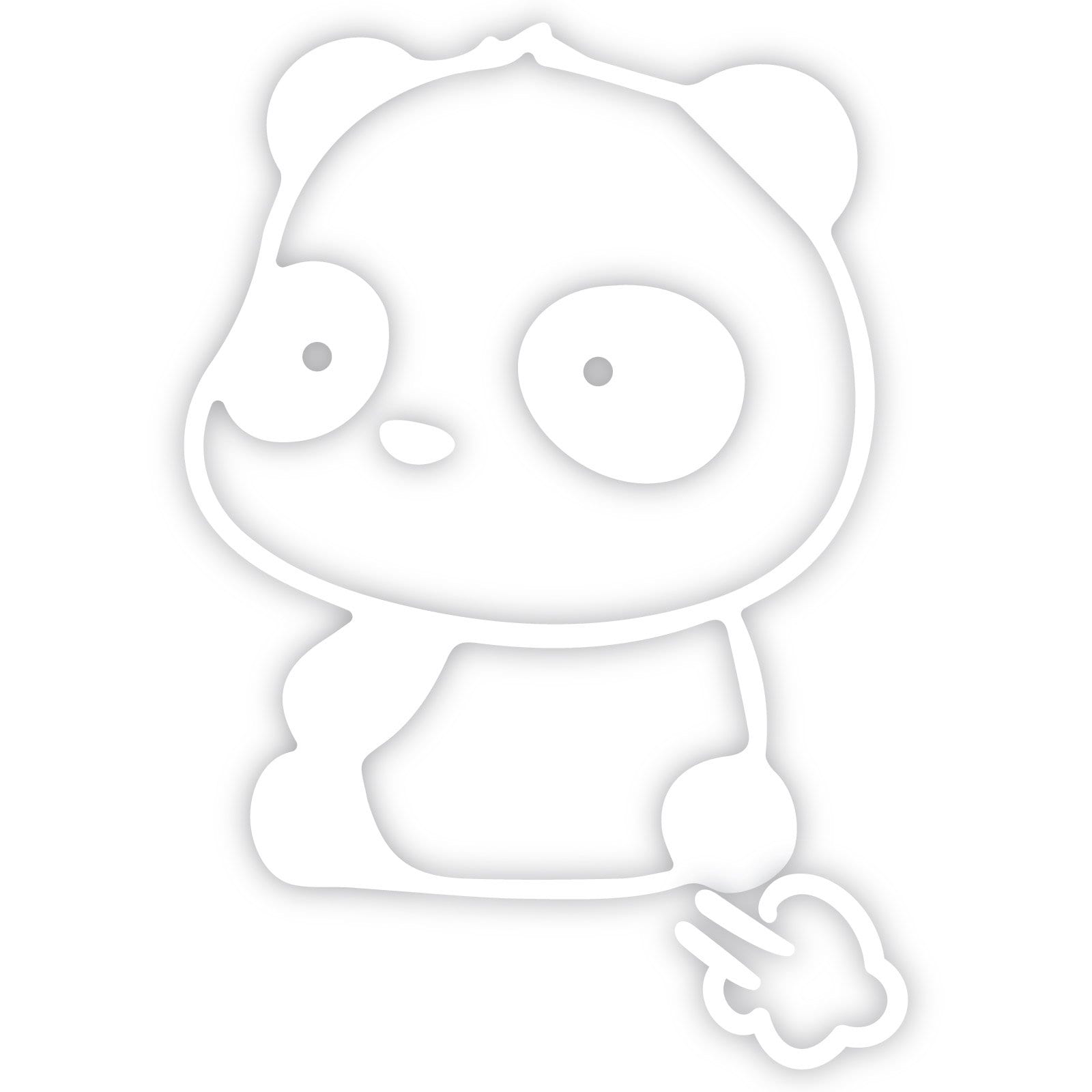 Panda Farting Vinyl Decal Car Window Bumper Sticker Funny Cute | Etsy