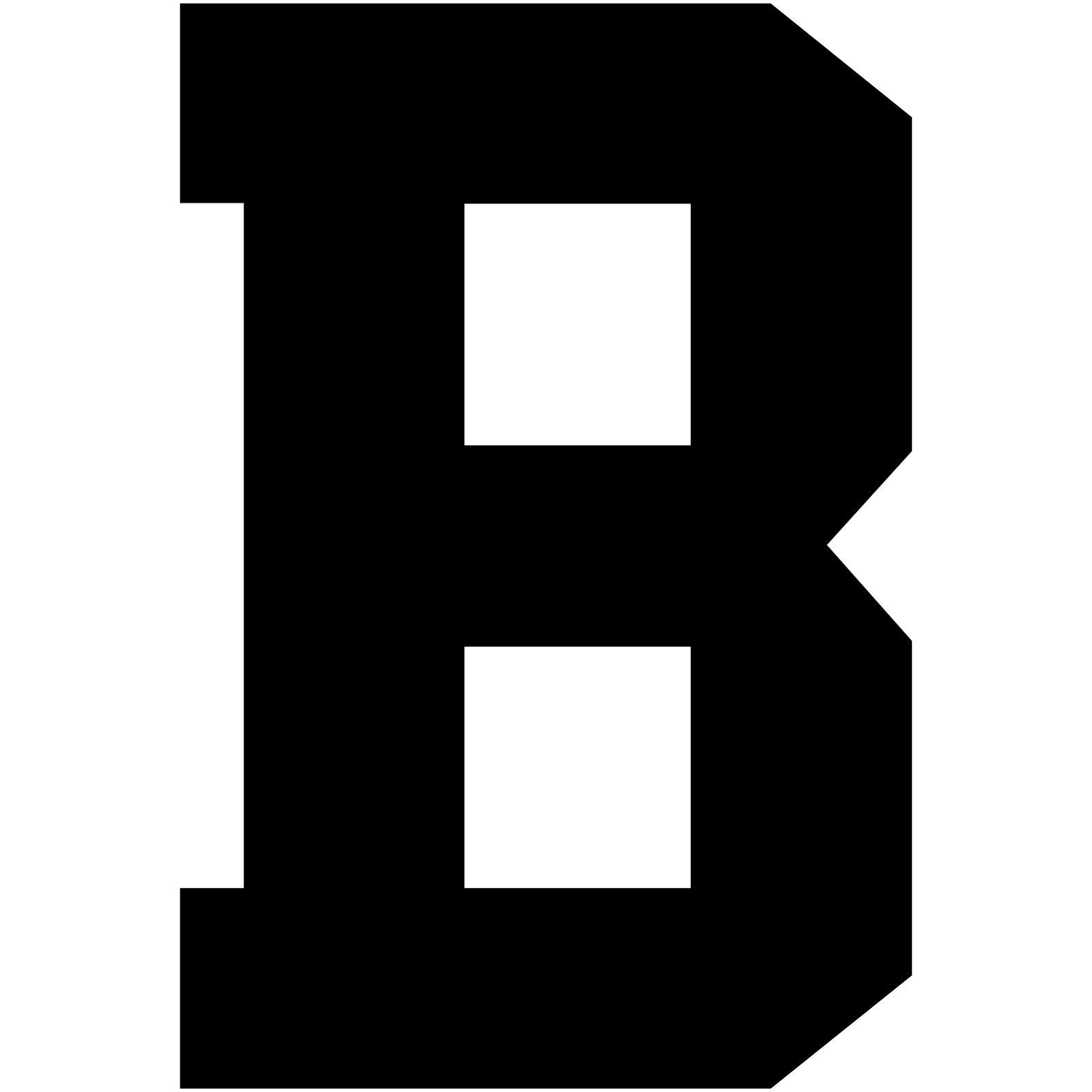 Varsity Letter B Decal Sticker Vinyl Window Laptop College | Etsy